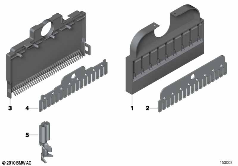 Diagram of Comb type connector - BMW 330e G20N Saloon B48X | BimmerREFS